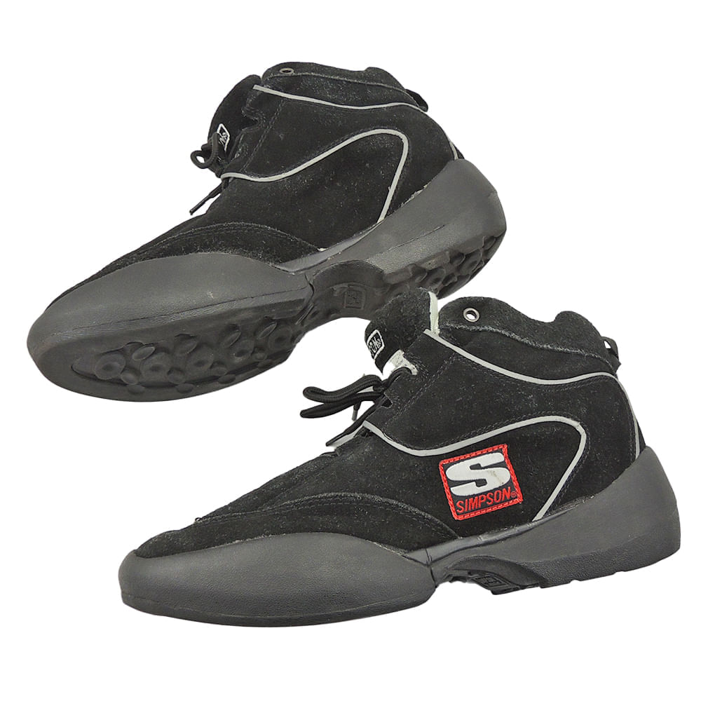 Tênis para Equipe Automobilismo Simpson Racing Pit Box Shoes 41/42 - No ...