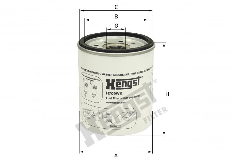 Filtro Combustível MB LS1935 R26/A50