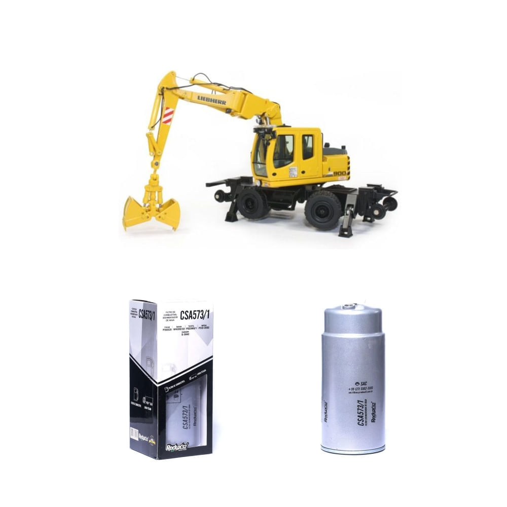 Filtro Combustível Redux32 Csa573/1 2td127491a Psd960 Para Liebherr ...