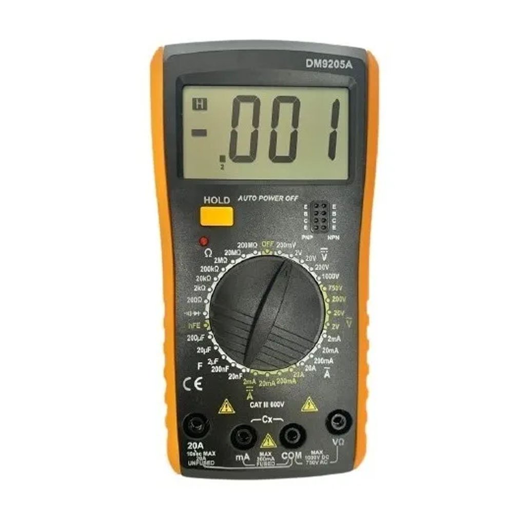 Multímetro Digital com Display DM9205A